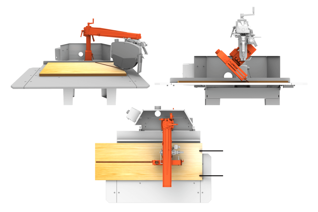 MAGGI BIG800 Radial Arm Saw - Saw Machinery & Service Ltd